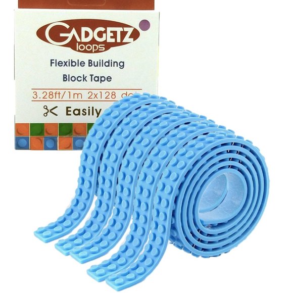 Gadgetz | Toys | Gadgetz Flex Building Block Tape Blue 5 Pack Nwt ...